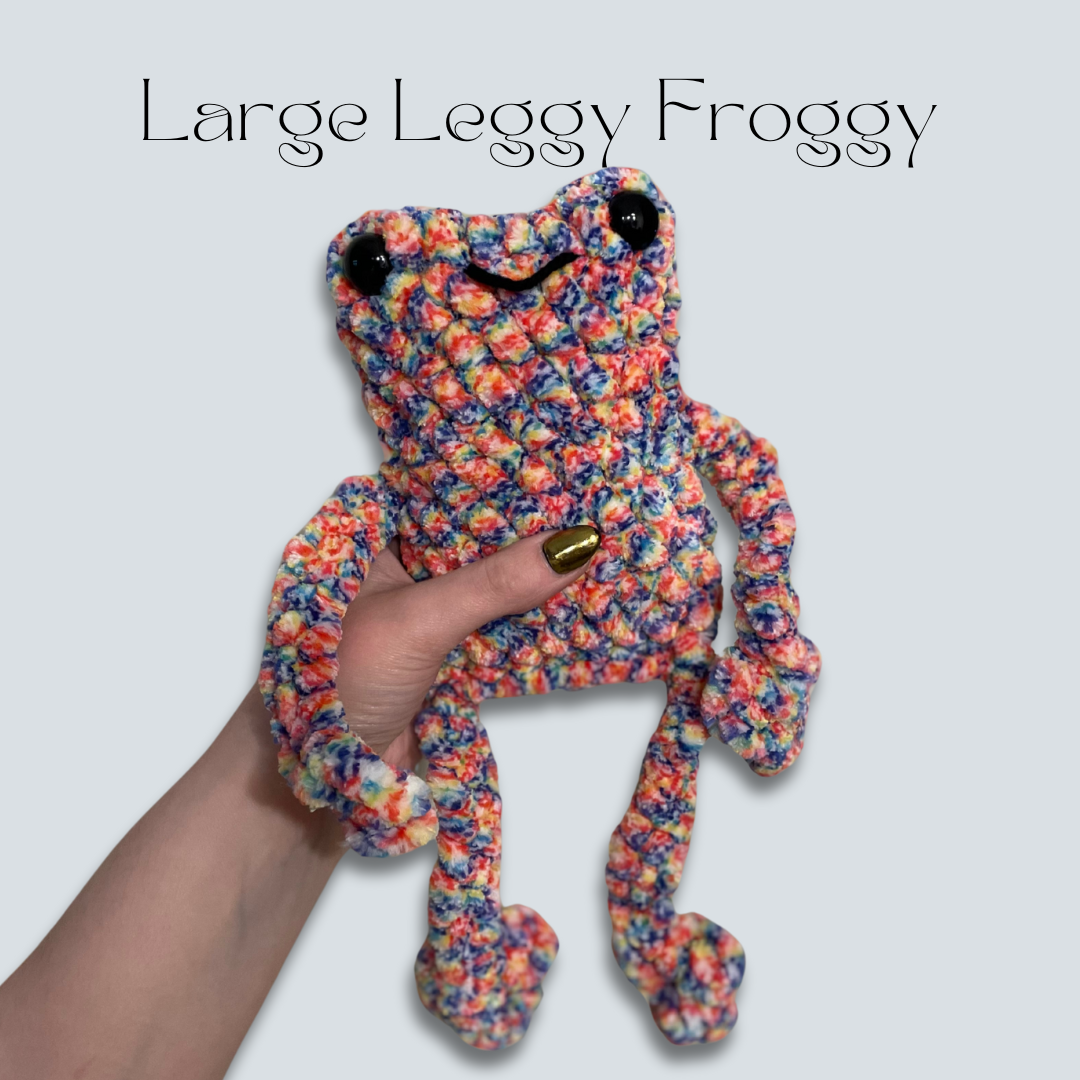 Large Leggy Froggy – Threaded Fable Studio
